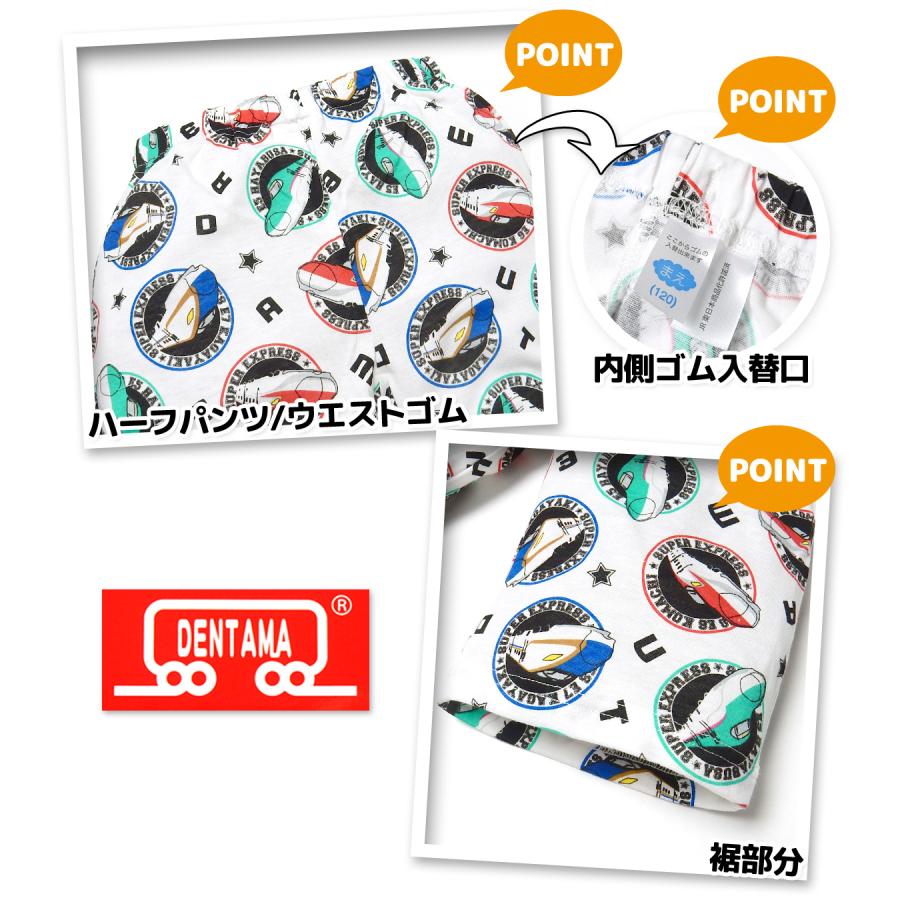 送料無料 男児 キッズ 天竺 半袖 パジャマ でんたま 新幹線 ハーフパンツ 上下組 子供服 100cm 110cm 120cm 130cm td-0655 メール便対応 : オンスタイル ...