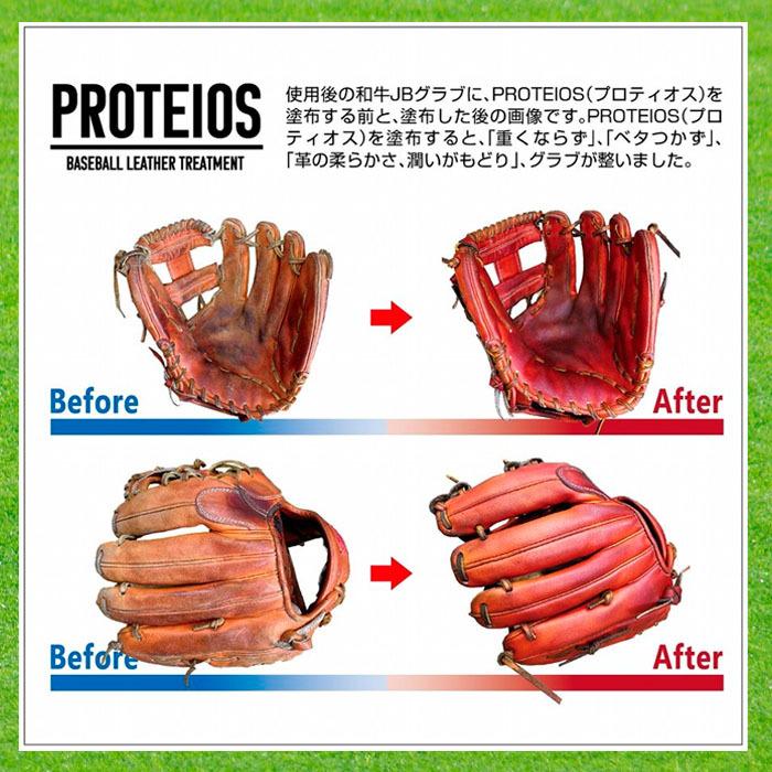 和牛JB PROTEIOS プロティオス グラブ用液体トリートメント 野球 ソフト グローブ 汚れ落とし 保革 PROTEIOS :proteios-02:スポーツ用品店ダッシュ - 通販 ...