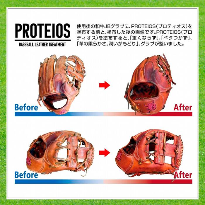 和牛JB PROTEIOS プロティオス グラブ用液体トリートメント 野球 ソフト グローブ 汚れ落とし 保革 PROTEIOS : proteios-02 : スポーツ用品店ダッシュ ...