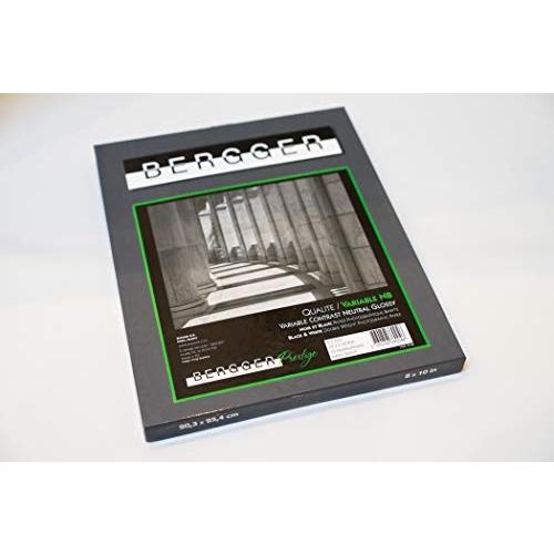 Bergger 白黒印画紙 Variable NB Neutral tone Baryta Glossy 8x10 六切 25枚 : 0880 ...