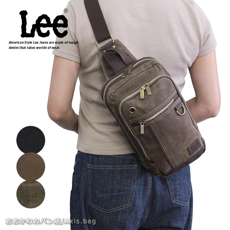 Lee リー ボディバッグ ワンショルダーバッグ クラッシュ crash 320-4033 フラップショルダーバッグ 斜め掛け パラフィン ...