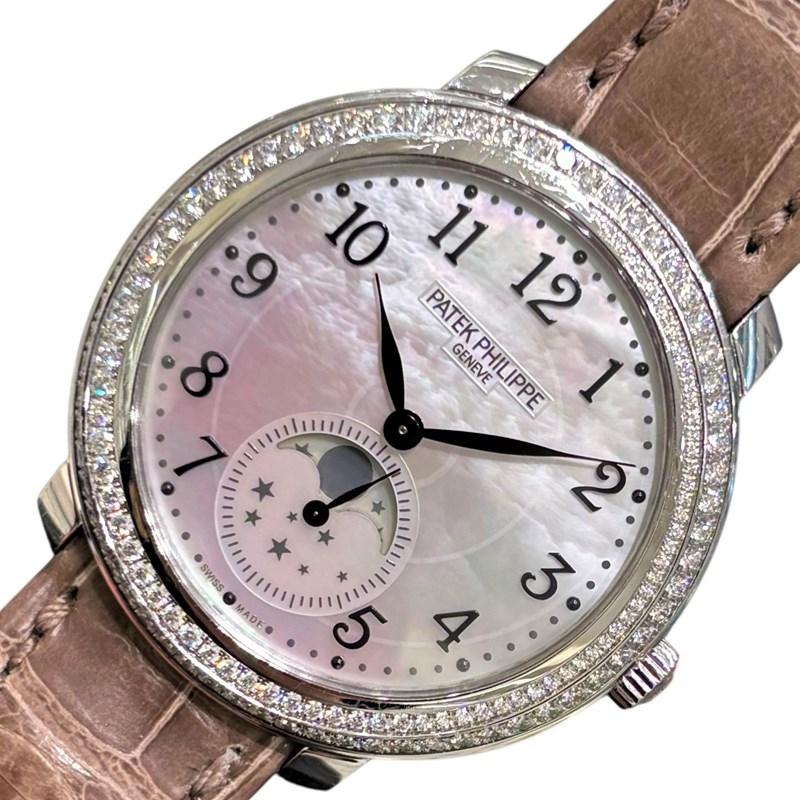 PATEK PHILIPPE パテック・フィリップ コンプリケーション ムーンフェイズ ホワイトシェル 4968G-10 ホワイトシェル ...