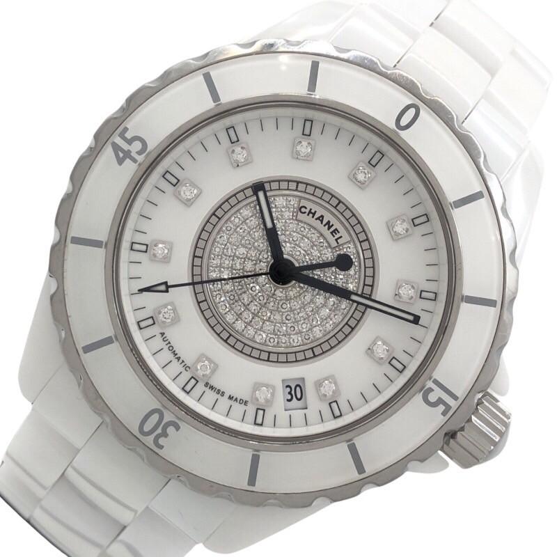 CHANEL シャネル J12 38mm H1759 セラミック/SS 腕時計 レディース 中古 : OKURA ヤフーショッピング店 ...