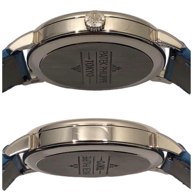 パテック・フィリップ PATEK PHILIPPE カラトラバ ペアウォッチ ウォッチアート 6127G-010/7127G-010 K18WG/レザー メンズ 中古 ...