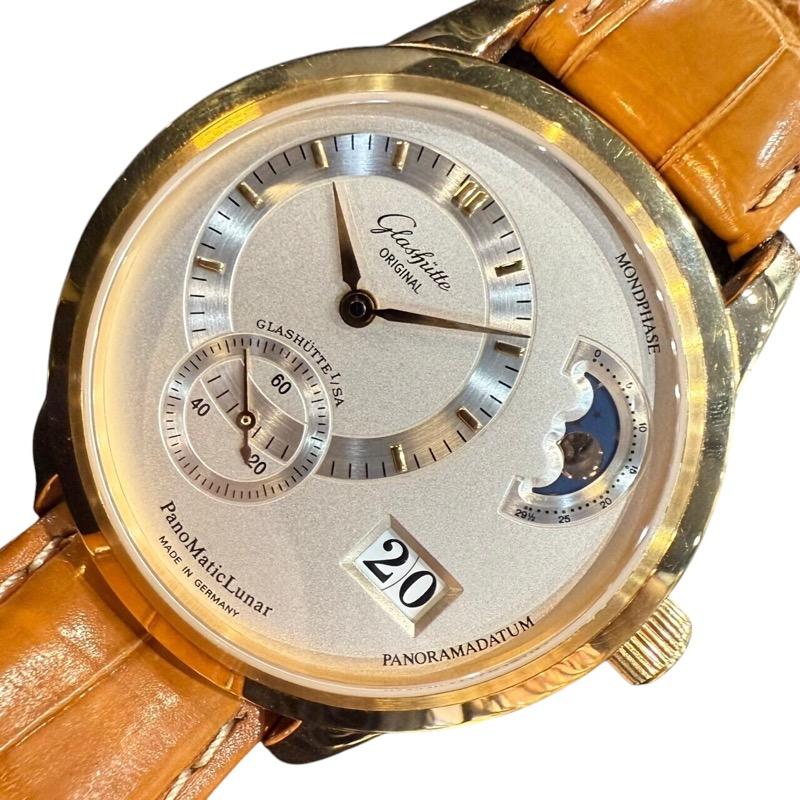 GLASHUTTE ORIGINAL グラスフュッテ・オリジナル パノマティック ルナ 90-02-01-01-04 K18イエローゴールド 腕時計 メンズ 中古 : OKURA ヤフー ...