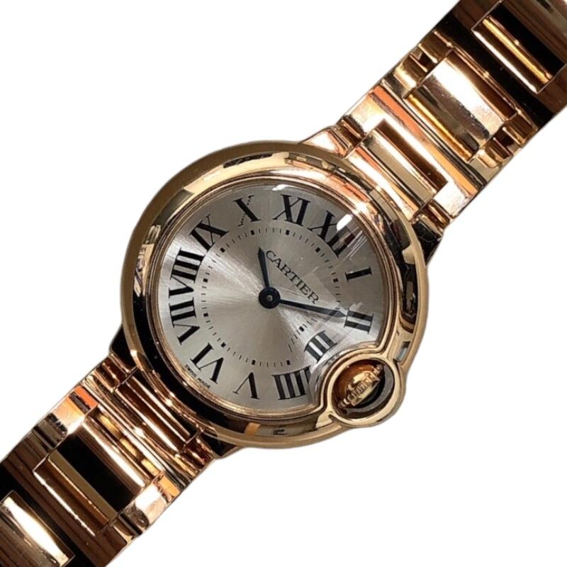 Cartier カルティエ バロンブルー SM W69002Z2 K18ピンクゴールド 腕時計 レディース 中古 : OKURA ヤフー ...