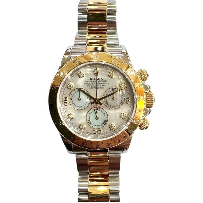 ROLEX ロレックス デイトナ ホワイトシェル 116523NG K18/SS 腕時計 メンズ 中古 : OKURA ヤフーショッピング店 ...