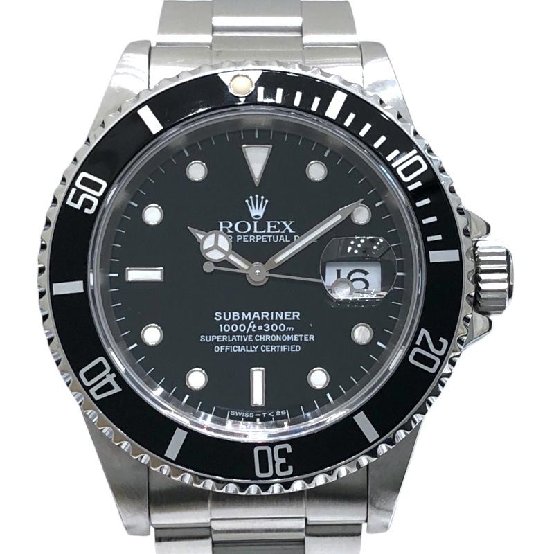 ROLEX ロレックス サブマリーナ 16610 ブラック SS 腕時計 メンズ 中古 : OKURA ヤフーショッピング店 - 通販 - Yahoo!ショッピング
