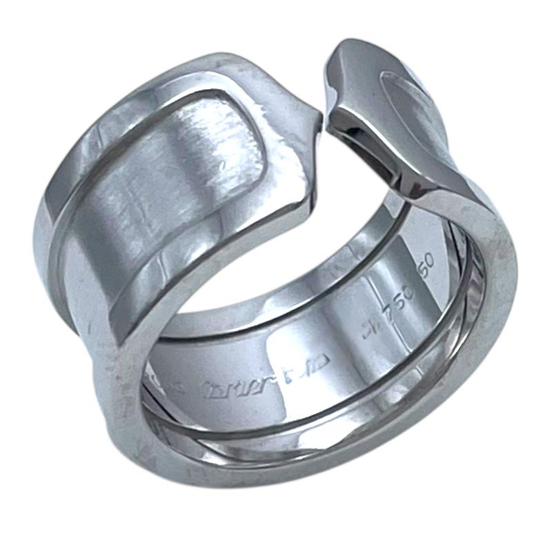 Cartier カルティエ C2リング LM ホワイトゴールド 750WG ジュエリー 中古 : OKURA ヤフーショッピング店 - 通販 - Yahoo!ショッピング