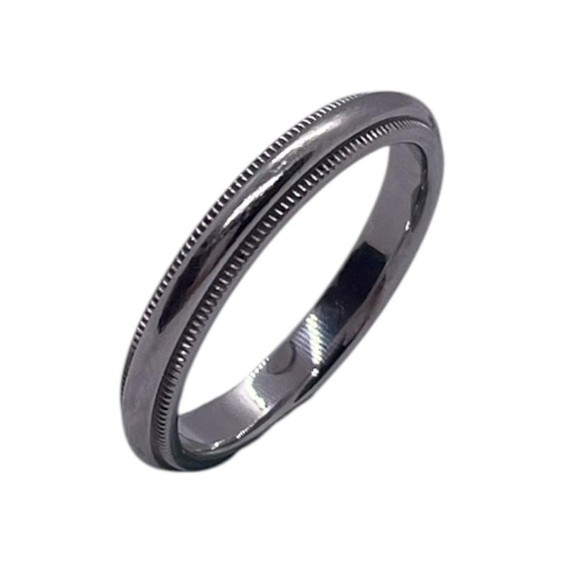 TIFFANY&Co. ティファニー TIFFANY＆CO ミルグレインリング ＃16 Pt950 ジュエリー 中古 : OKURA ヤフーショッピング店 - 通販 - Yahoo!ショッピング