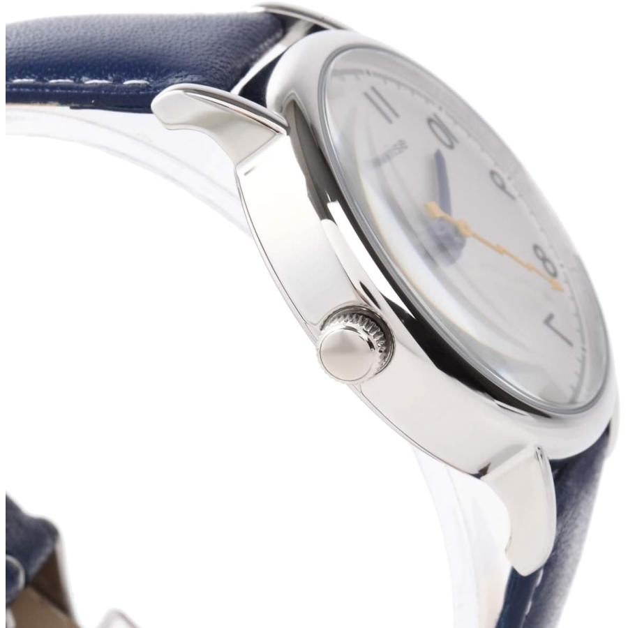 逆回転時計 アンチクロックワイズ Anticlockwise-blue-White 男女兼用 腕時計 100本限定モデル 電池式 クオーツ ...