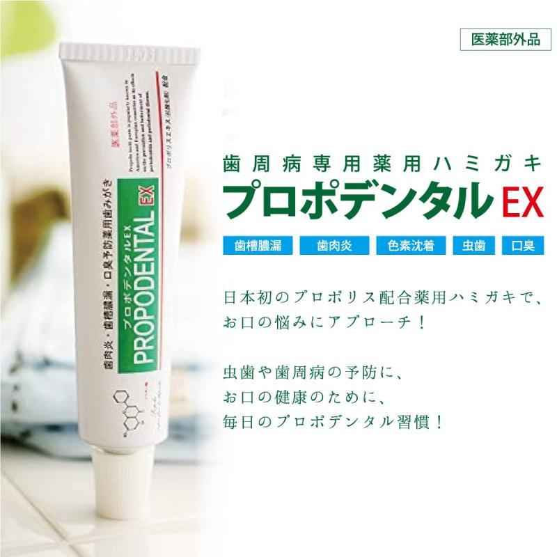 【医薬部外品】プロポリス配合薬用歯みがき プロポデンタルEX (80g) 歯周病予防 歯磨き粉 口臭 ケア ホワイトニング : cpyu4jan3vtjlktlvmwtl2mr7q : On ...