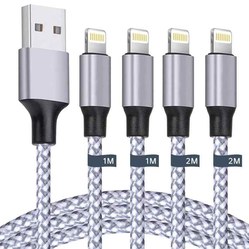 新版 iphone 【MFi認証】ライトニングケーブル 1M 2本 2M 2本セット 充電器 ケーブル 最大2.4A急速充電 lightning 断線 : On-Line Yahoo!店 ...