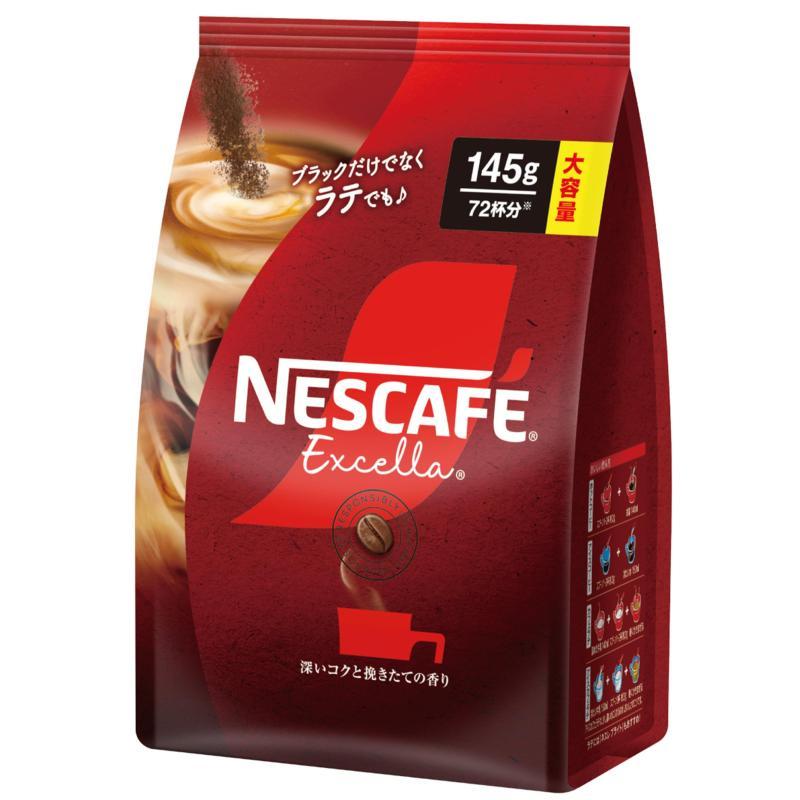ネスカフェ エクセラ 145g(72杯分),袋,レギュラー ソリュブル コーヒー,詰め替え用 : On-Line Yahoo!店 - 通販 - Yahoo!ショッピング