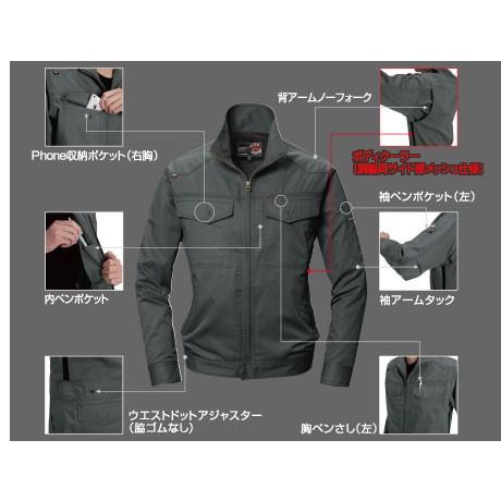 バートル 1101 BURTLE ジャケット 脇メッシュ 春夏 S〜5L ブルゾン (社名ネーム一か所無料) : 作業服 キノウェアショップ - 通販 - Yahoo!ショッピング