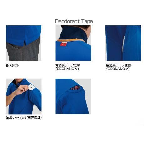 (男女兼用) 半袖ジップシャツ バートル 415 BURTLE オールシーズン SS〜5L (ネーム刺しゅうできます) ワークウェア : b415 : 作業服 キノウェアショップ - 通販 ...