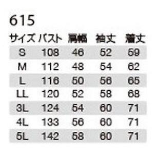 (春夏) バートル 615 長袖ブルゾン BURTLE S〜5L 制電ケア設計 (社名ネーム一か所無料) :b615:作業服 キノウェアショップ - 通販 - Yahoo!ショッピング