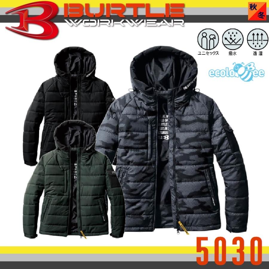 バートル 5030 防寒フーディジャケット (ユニセックス) BURTLE ワークウェア : 作業服 キノウェアショップ - 通販 - Yahoo!ショッピング