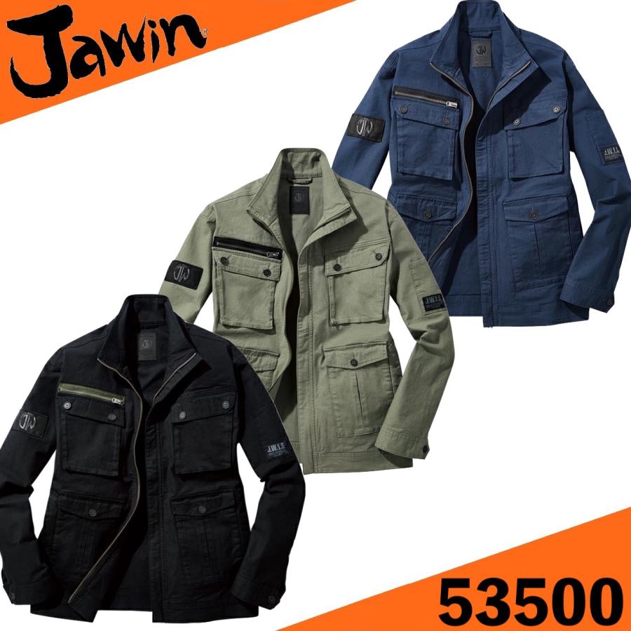 ジャウィン 自重堂 53500 ストレッチジャンパー Jawin 野帳対応 ストレッチ 作業服 アウター (社名ネーム一か所無料) : 作業服 キノウェアショップ - 通販 - Yahoo ...