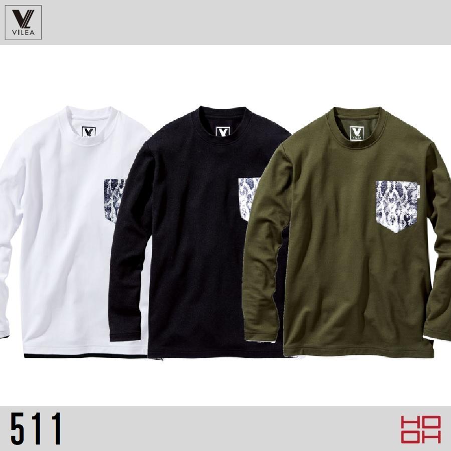 VILEA 村上被服 511 レイヤード風長袖Tシャツ HOOH 鳳凰 (ネーム刺しゅうできます) : 作業服 キノウェアショップ - 通販 - Yahoo!ショッピング
