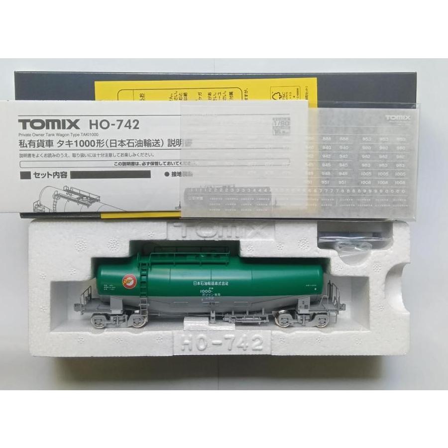 トミックス TOMIX HOゲージ HO-742 私有貨車 タキ1000形（日本石油輸送） : 大塚模型 - 通販 - Yahoo!ショッピング