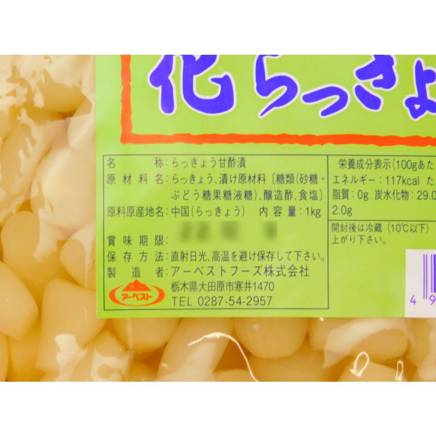 送料無料 花らっきょう 1kg : 90200542-fr : 大槻食品館キャロットヤフー店 - 通販 - Yahoo!ショッピング