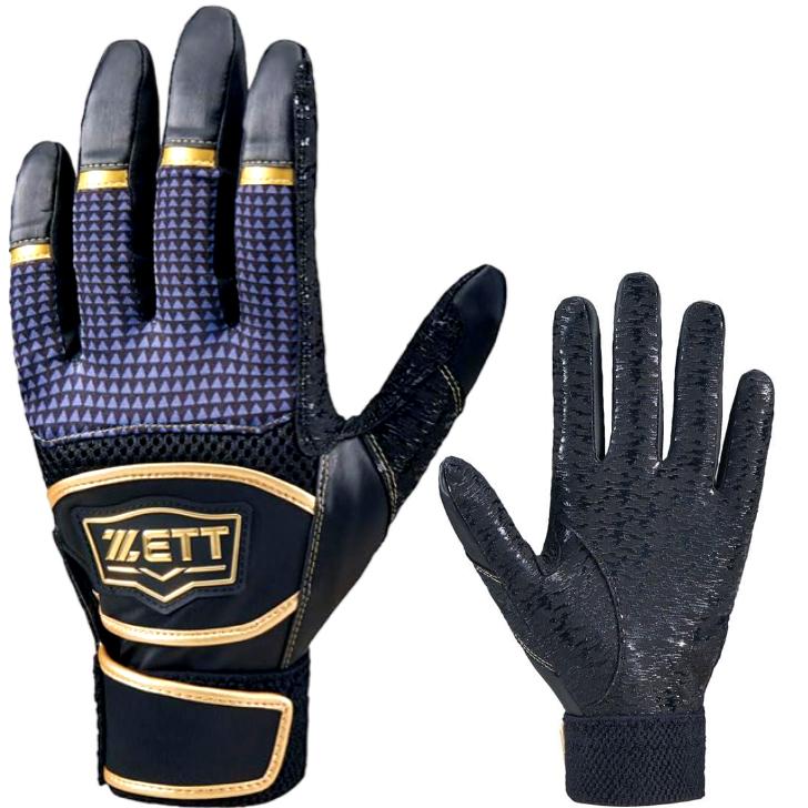 ゼット 【刺繍無料】ゼット 限定 バッティング手袋 一般用 両手用 BG15013A ZETT バッティンググローブ 野球 手袋 大人 野球用品 レッド 黒 あすつく 2023年モデル ...