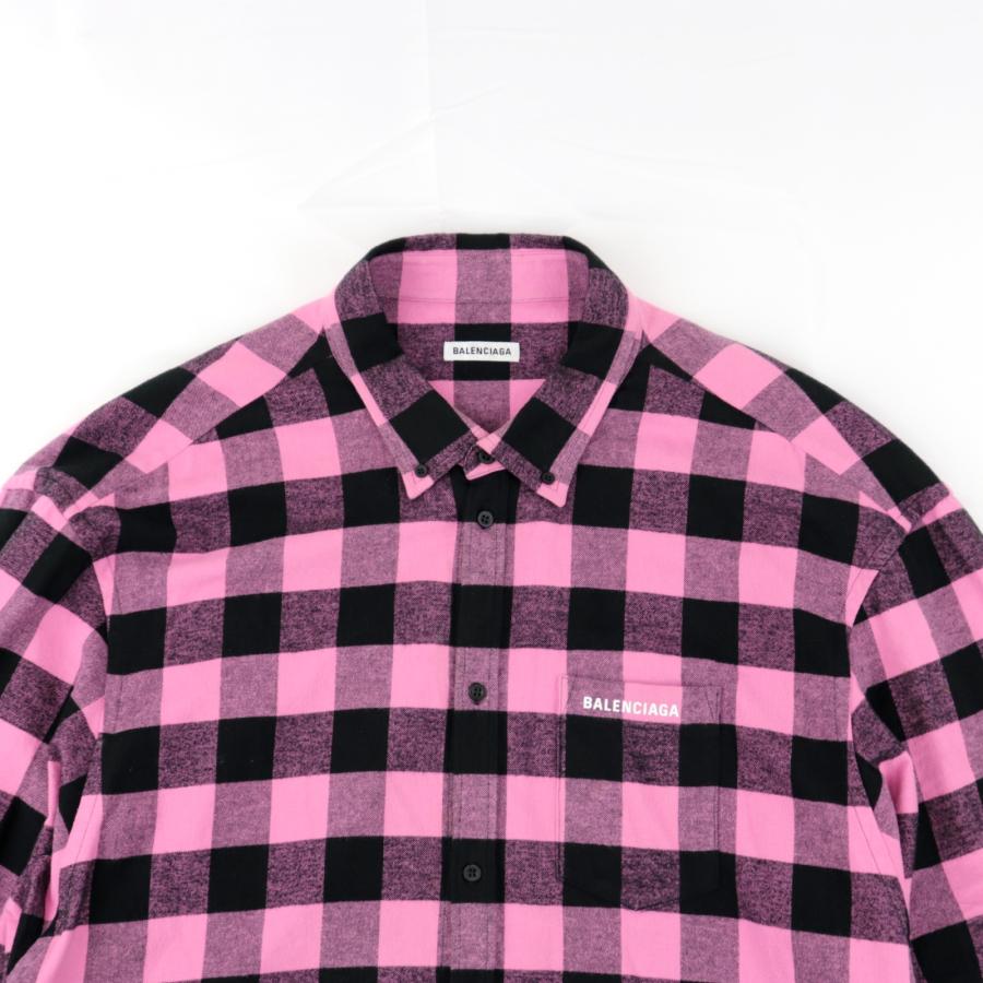 BALENCIAGA 美品 バレンシアガ 20AW オーバーサイズ チェック BALENCIAGA 美品 バレンシアガ 20AW オーバーサイズ チェック