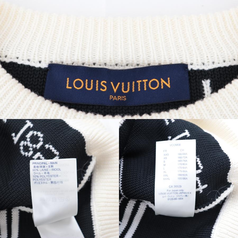 LOUIS VUITTON 美品 ルイヴィトン 19AW 音符 ニットセーター LOUIS VUITTON 美品 ルイヴィトン 19AW 音符 ニットセーター