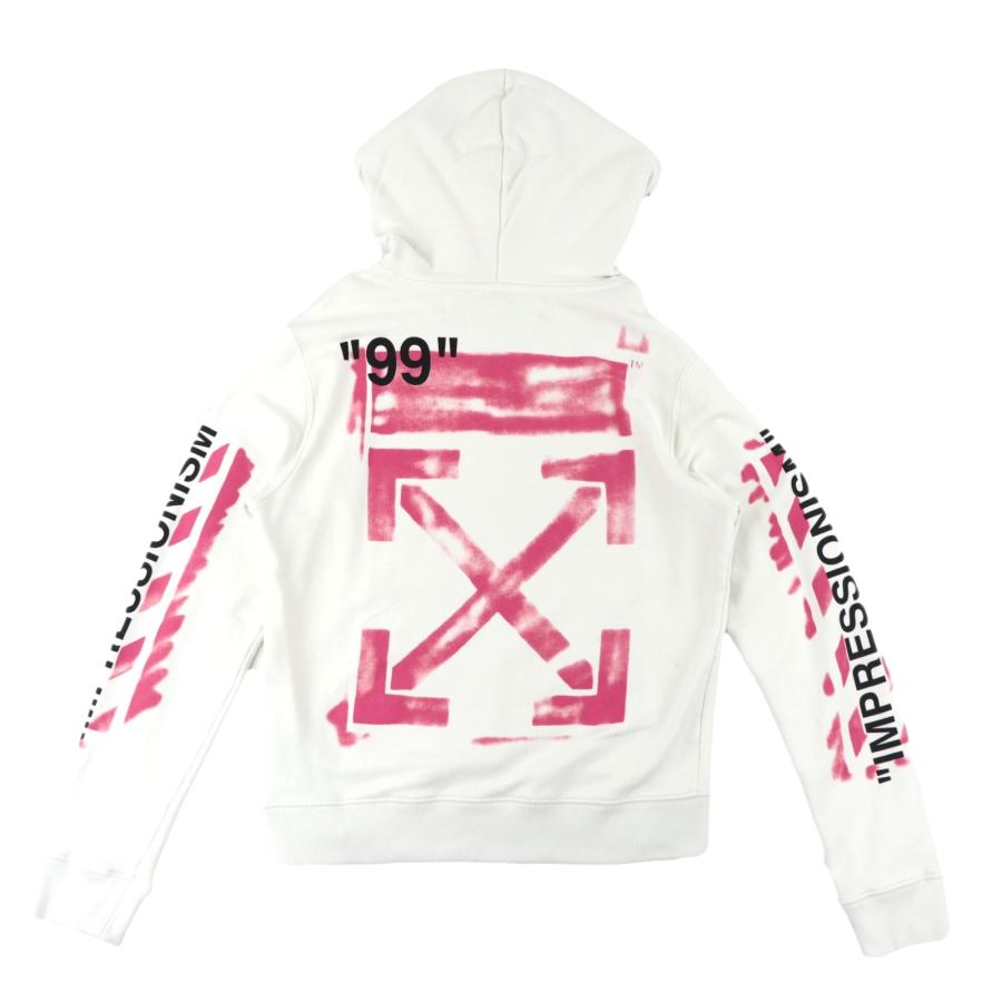 オフホワイト 19SS DIAG STENCIL HOODIE プルオーバースウェット オフホワイト 19SS DIAG STENCIL HOODIE プルオーバースウェット