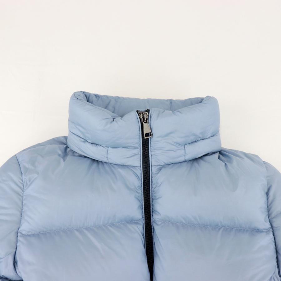美品 モンクレール 20年製 FOURMI フルミ ダウンジャケット レディース ブルー 0 フード付き 国内正規 ロゴ MONCLER ...
