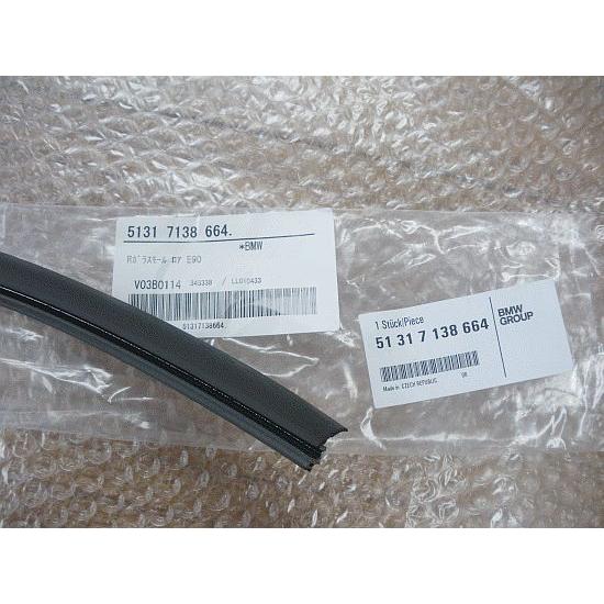 BMW BMWセダンE90リアガラスモール下3シリーズ316iボトム318iロア ...