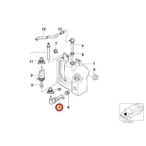 BMWミニMINIクラブマンR55ウォッシャータンクレベルセンサーOneワンCooperクーパーSウォッシャーレベルセンサー ...