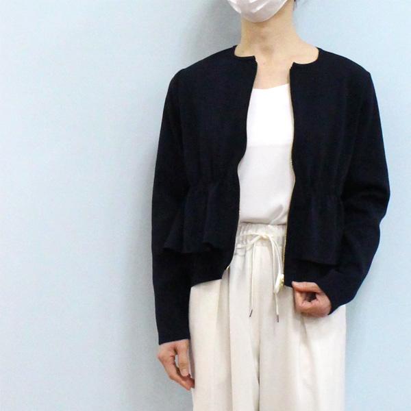 Ballsey ボールジィ TOMORROWLAND トゥモローランド 11-02-52-02102 ミラノ リブ ペプラム カーディガン : Open menu - 通販 - Yahoo ...