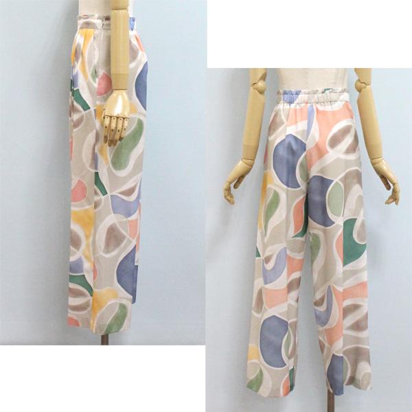 Ballsey ボールジー TOMORROWLAND トゥモローランド 11-04-52-04232 セルフ ロート プリント タック セミワイド パンツ : Open menu - 通販 ...