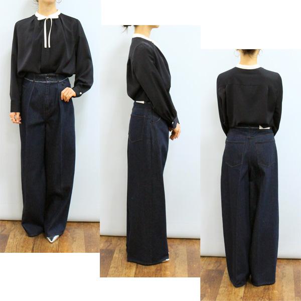 Ballsey ボールジー TOMORROWLAND トゥモローランド 11-01-54-01204 スムース サテン ストリング ネック ブラウス : Open menu - 通販 ...