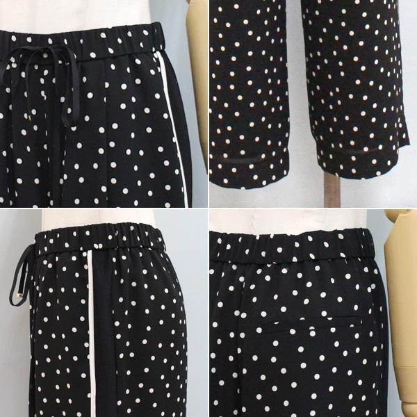 PASSIONE パシオーネ 516635 サイド ライン ドット柄 パンツ : Open menu - 通販 - Yahoo!ショッピング