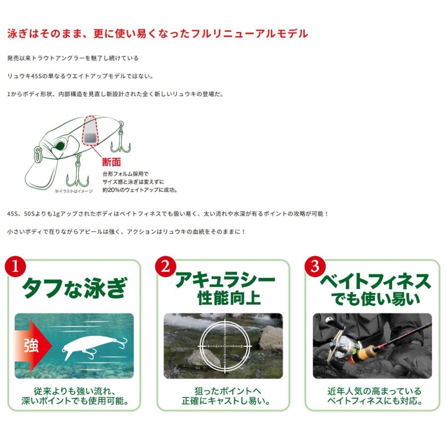 DUO（ルアー） DUO デュオ スピアヘッド リュウキ 46S エムアイレ 限定カラー (クリックポスト可) : オープンウォーター Yahoo!店 - 通販 - Yahoo!ショッピング