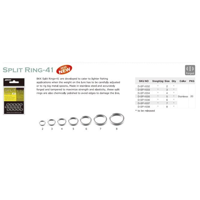 BKK スプリットリング 41 (クリックポスト可) : オープンウォーター Yahoo!店 - 通販 - Yahoo!ショッピング