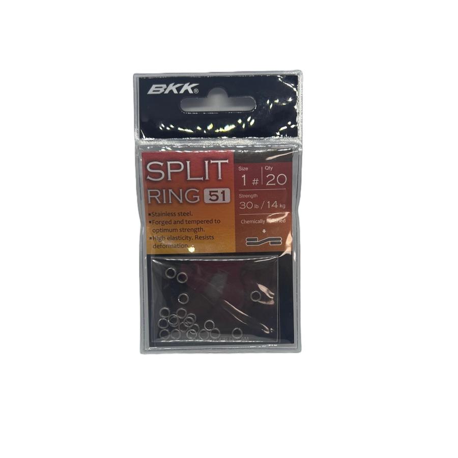 BKK スプリットリング 51 ＃1〜＃2 (クリックポスト可) : オープンウォーター Yahoo!店 - 通販 - Yahoo!ショッピング