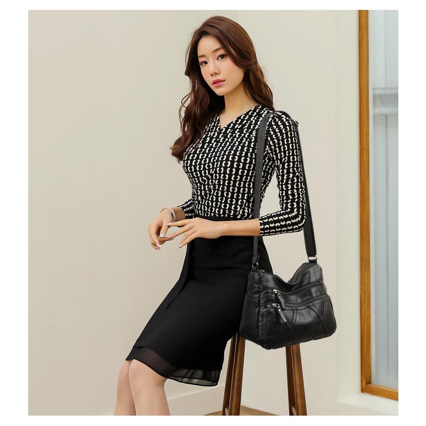 ショルダーバッグ レディース 斜めがけバッグ スマホ お財布 ポシェット カバン 軽い 50代 60代 革 黒 軽量 2way 20代 大容量 旅行 おしゃれ : opera リュック バッグ ...