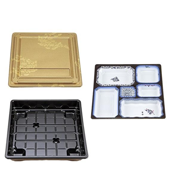 シーピー化成 仕出し 弁当容器 使い捨て U-75 梨地本体・梨地共蓋・中仕切 20枚セット : オーピーネット Yahoo!店 - 通販 - Yahoo!ショッピング