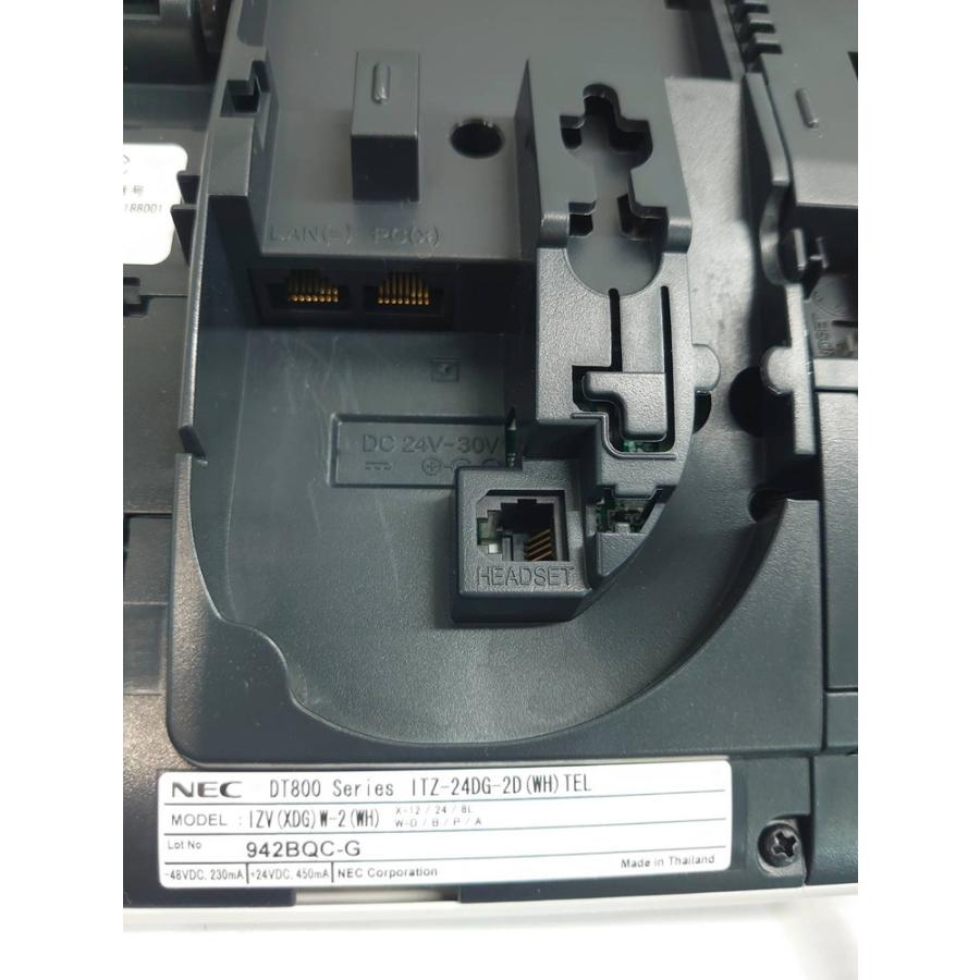 法人限定送料無料 在庫50台以上有 NEC ビジネスフォン DT800シリーズ ホワイト色 ビジネスホン オフィス電話機 中古 : oi ...
