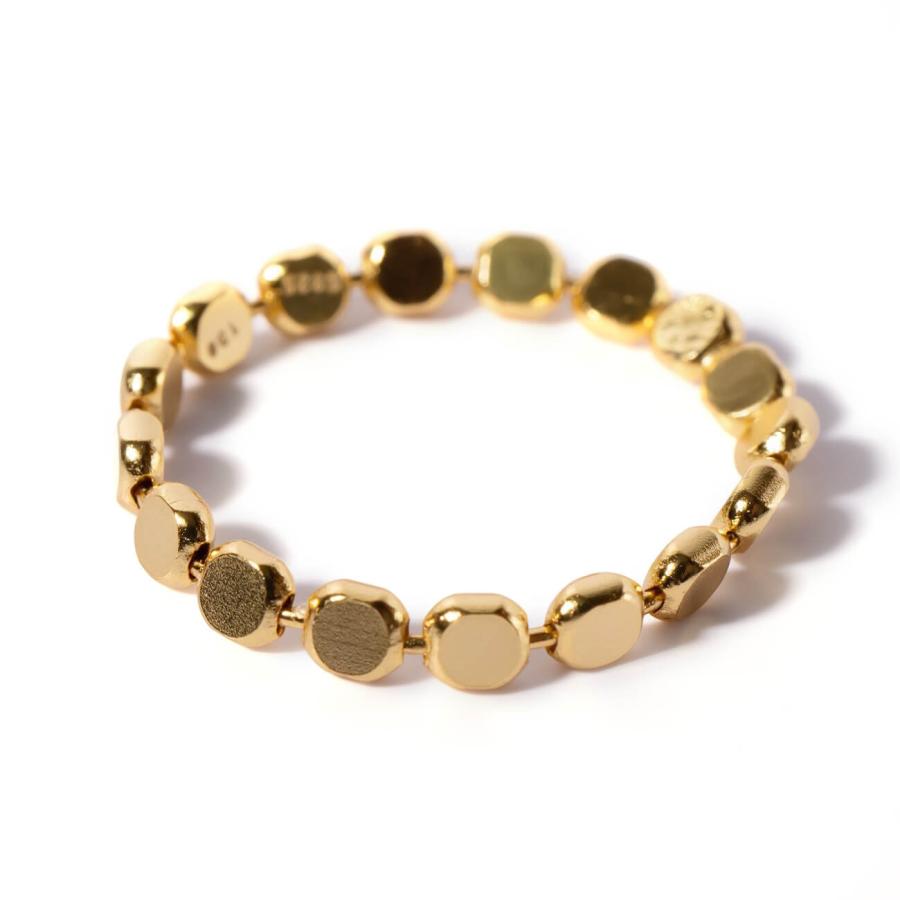 Ops. リング レディース ドット 指輪 シルバー k18 【kivia-ring キヴィア】 ドットリング シルバー925 ゴールド ...