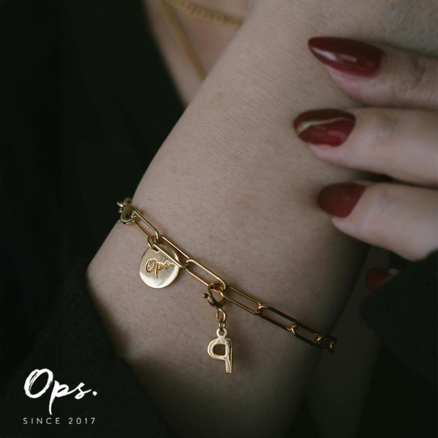 Ops. 金属アレルギー対応 シルバー925 ゴールド ブレスレット レディース チェーン Ronoel ロノエル 18K仕上げ チェーンブレスレット 鎖 留め具 太め : OPSヤフー店 ...