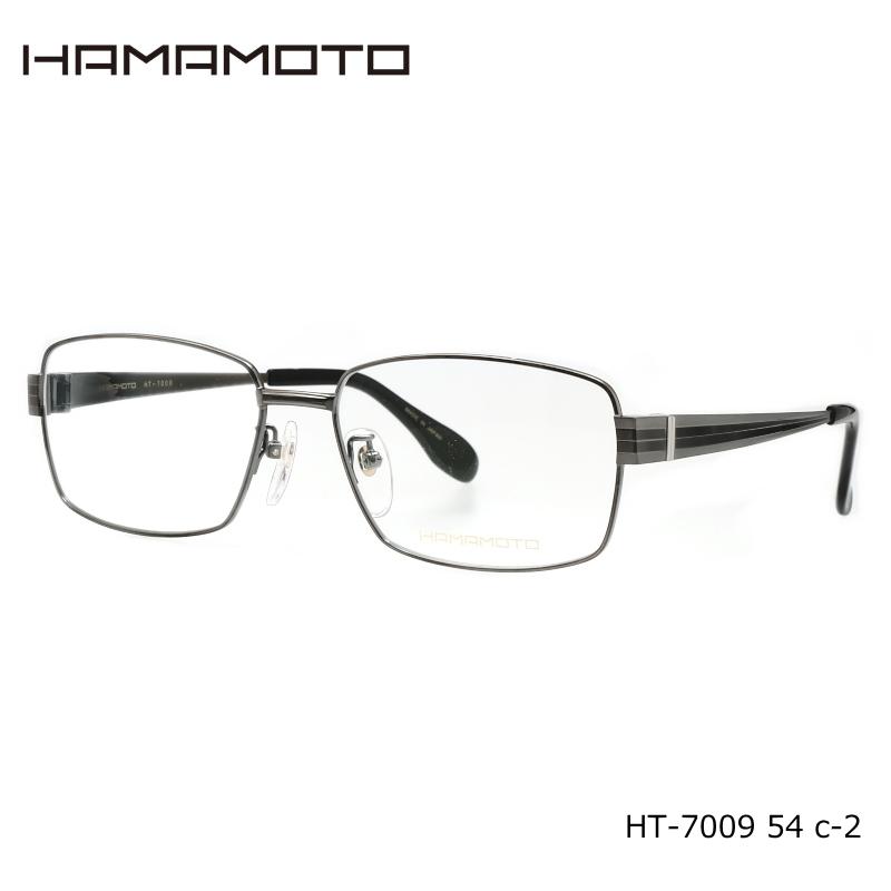 HAMAMOTO (ハマモト) メガネ HT-7009 56 C-2 グレー チタン 日本製 : オプトタマキ - 通販 - Yahoo!ショッピング