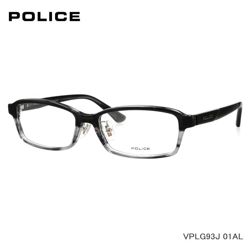 POLICE (ポリス) VPL-G93J 01AL 日本製モデル シャイニーグレーグラデーション メガネ 伊達メガネ 度なし度付き対応 眼鏡 ...