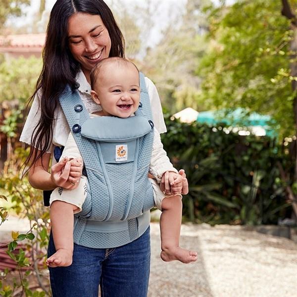 ergobaby エルゴベビー オムニブリーズ スレートブルー ERGO baby OMNI Breeze 抱っこ紐 抱っこひも だっこひも ベビーキャリア : ORANGE-BABY ...