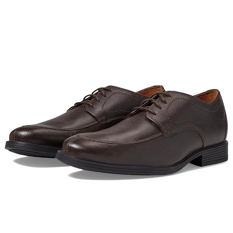 クラークス Clarks ウィドン Apron メンズ オックスフォード Dark Brown Tumbled : 9893303-334 ...