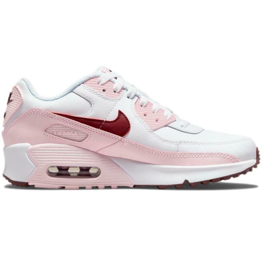 ナイキ NIKE エアマックス Air Max 90 Leather Low Shoes GS Grade School Casual ...